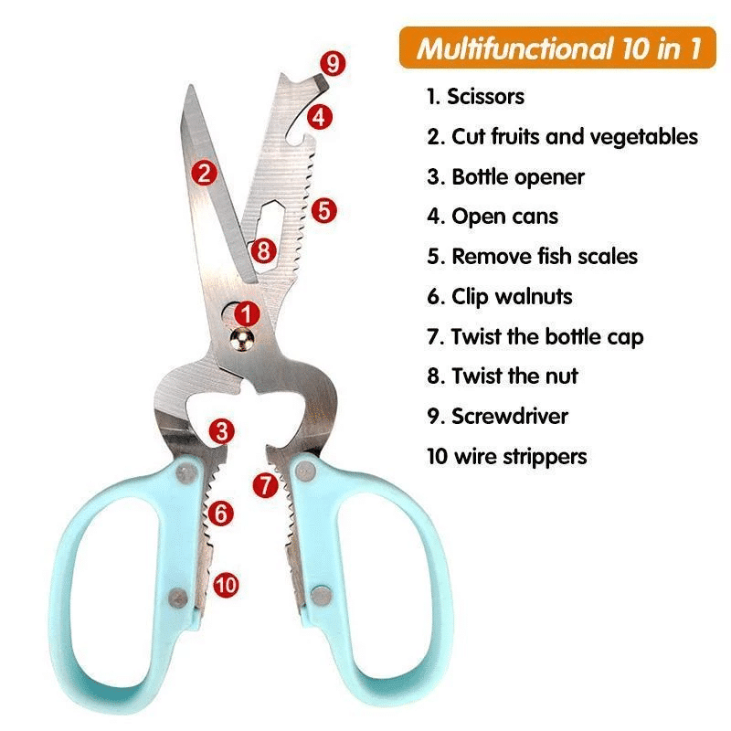 10in1 Multifunctional Kitchen Scissors – Cozy